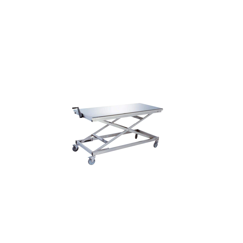 table inox mobile hauteur variable 1600x700 mm poids 40 kg H700/1000